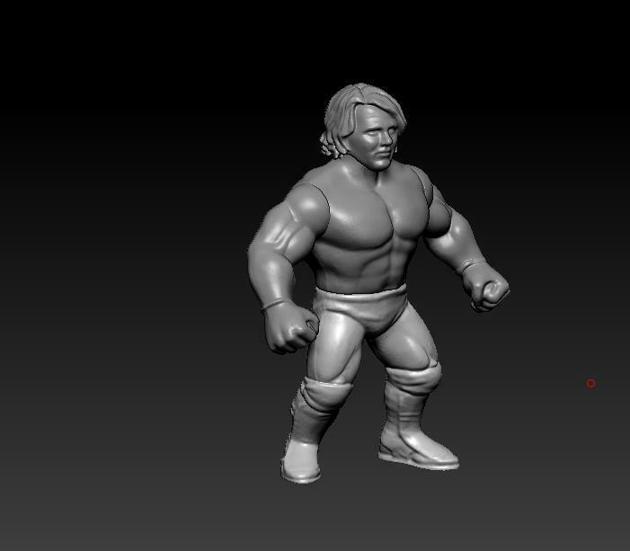 3D file aj styles phenomenal Hasbro vintage WWE action figure 🤼 ...