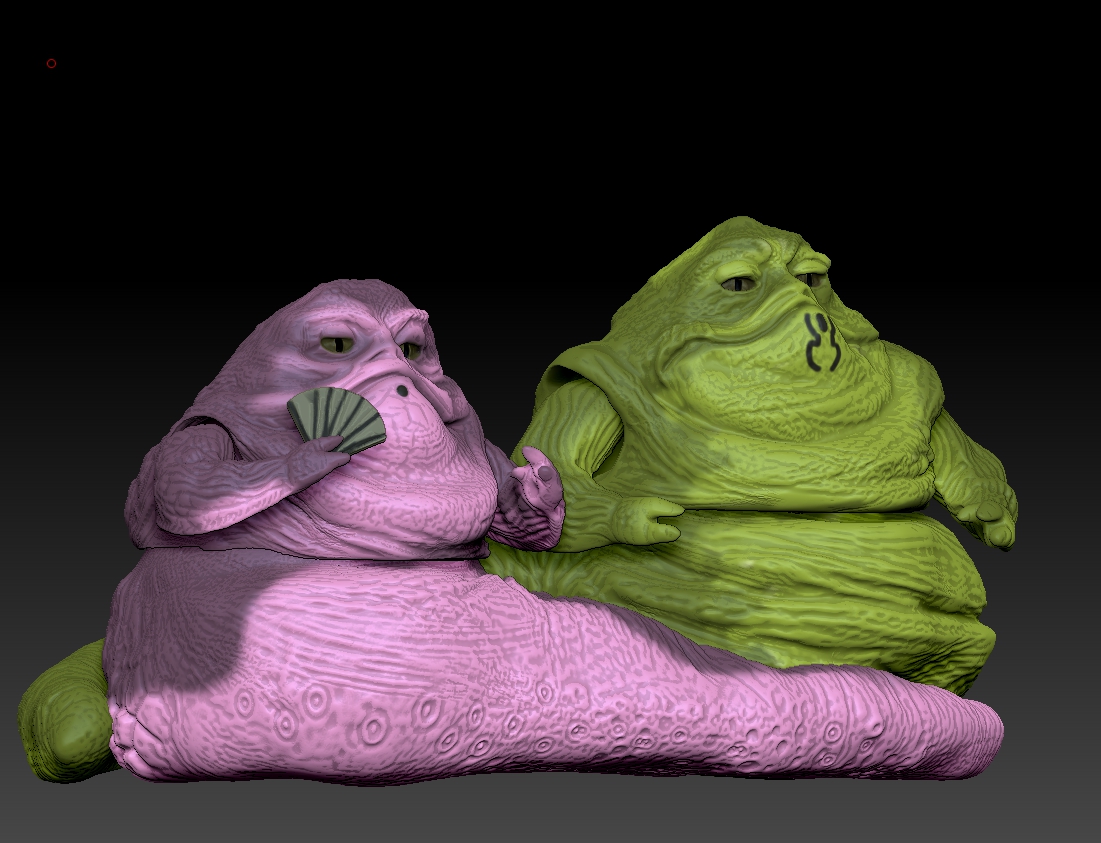 3D file STAR WARS .STL THE BOOK OF BOBA FETT OBJ. The Hutt Twins 3D ...