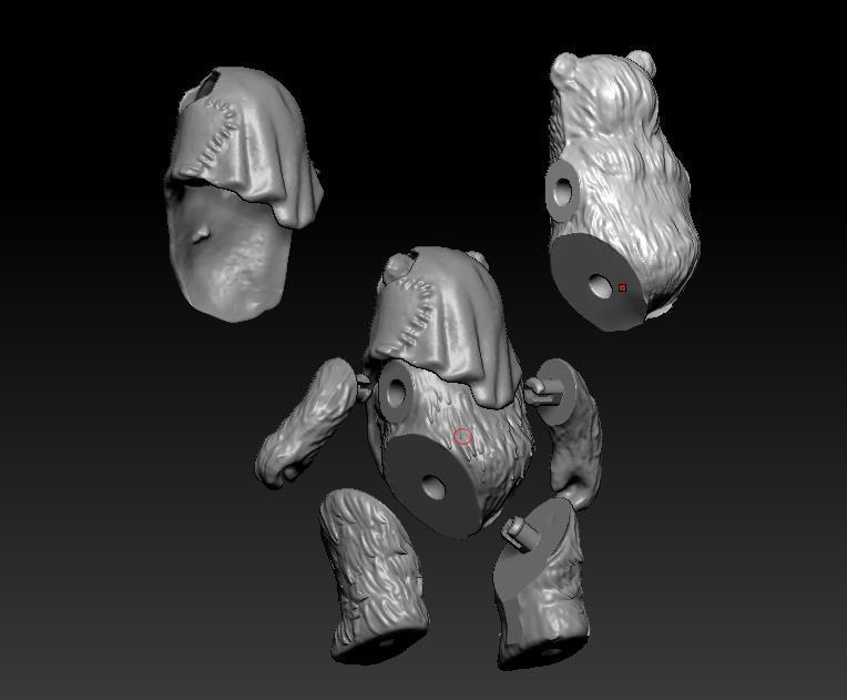 3D file STAR WARS .STL Ewok .3D ACTION FIGURE .OBJ KENNER STYLE.・3D ...