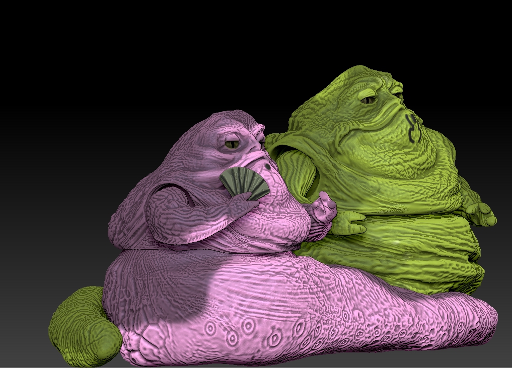 3D file STAR WARS .STL THE BOOK OF BOBA FETT OBJ. The Hutt Twins 3D ...