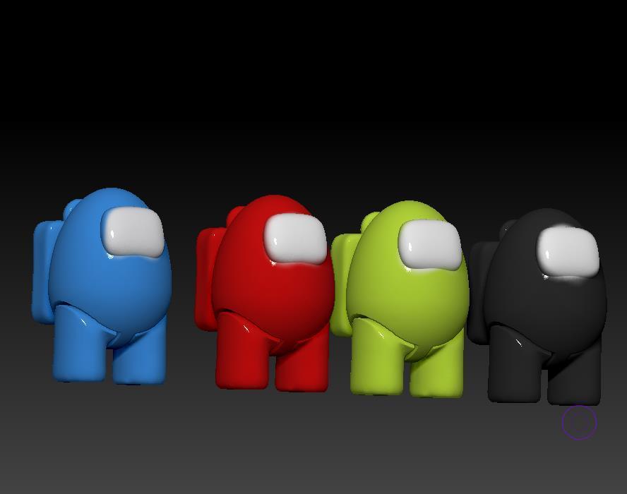 Archivo 3D Among Us Action figure and key chain for 3d printing 🔑 ...