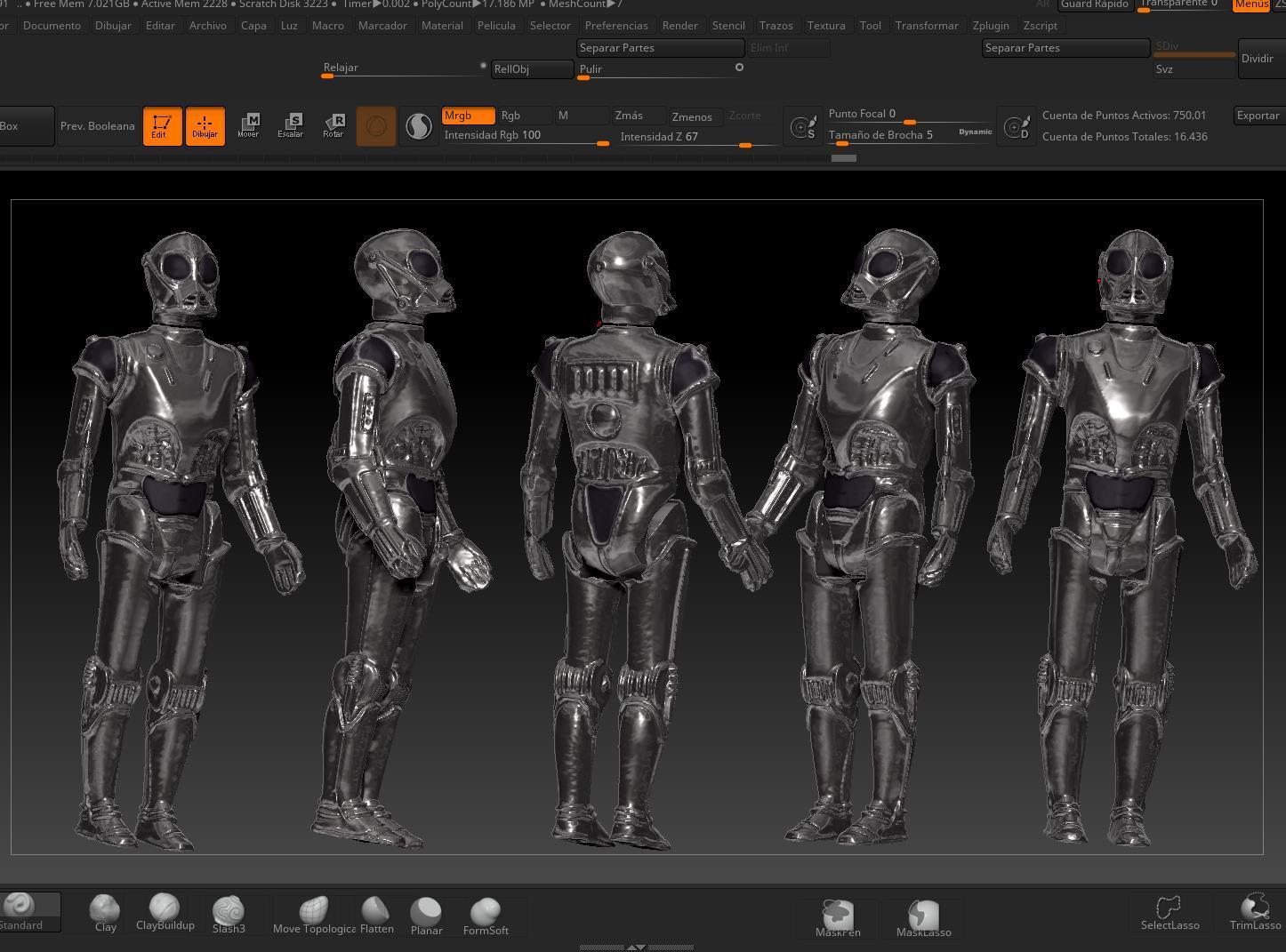 Télécharger fichier STL Star Wars .stl Droïde impérial .Figurine 3D ...