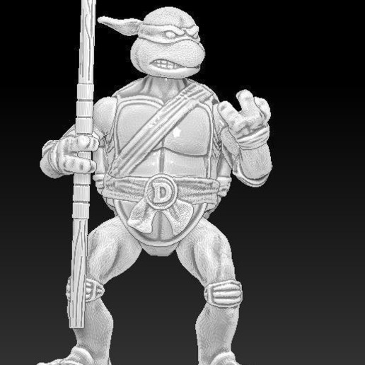 Download 3D model Donatello TMNT 6" ACTION FIGURE FOR 3D PRINTING ・ Cults