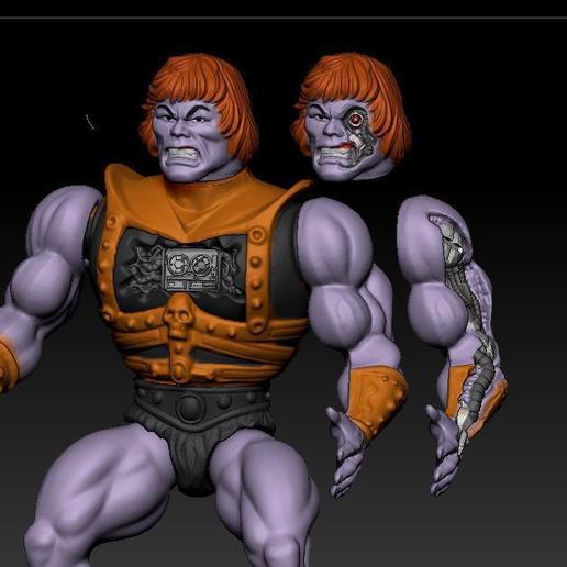 Download STL Faker He-Man Action Figure MOTU Style ・ Cults