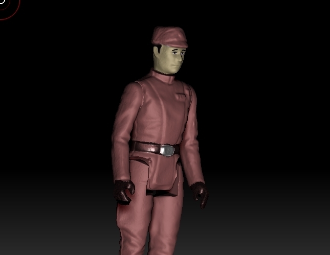 3D file Star Wars .stl IMPERIAL COMMANDER .3D action figure .OBJ Kenner ...