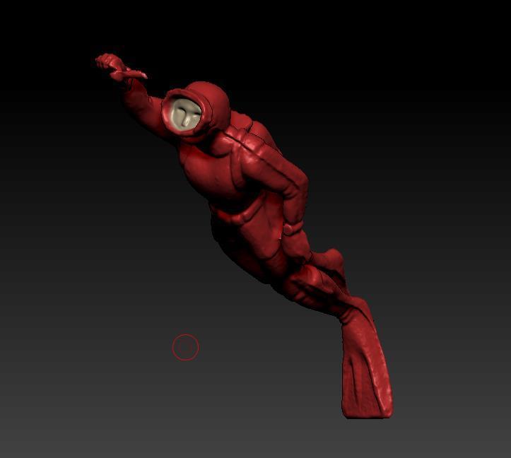 OBJ file Diver Vintage toy 🤿・3D print design to download・Cults