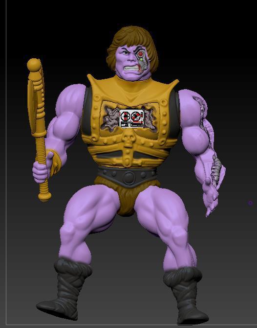 3D file Fake-Man Action Figure MOTU Style 🗡️・3D print design to ...