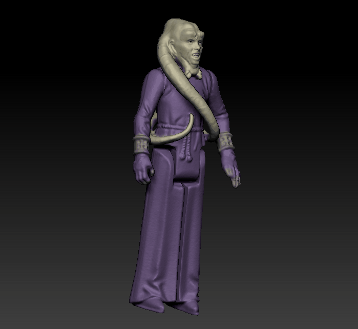 3D file STAR WARS .STL BIB FORTUNA .3D ACTION FIGURE .OBJ KENNER STYLE ...