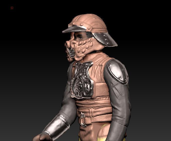 Descargar archivo STL Star Wars .stl LANDO CALRISSIAN (Skiff Guard ...