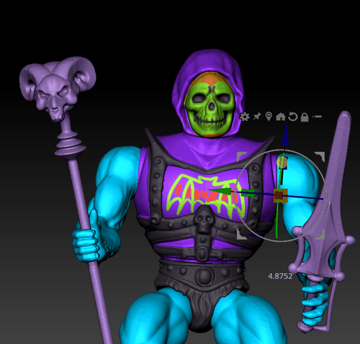 Download STL file Battle armour Skeleton Figure MOTU Style • 3D ...