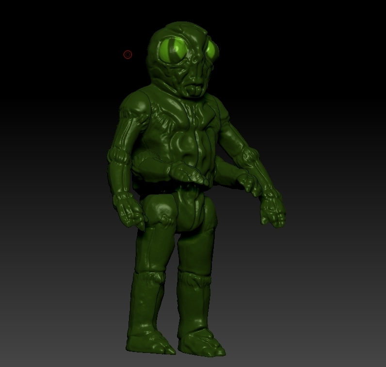 3D file Vintage Battlestar Galactica Ovion Action figure for 3D printer ...