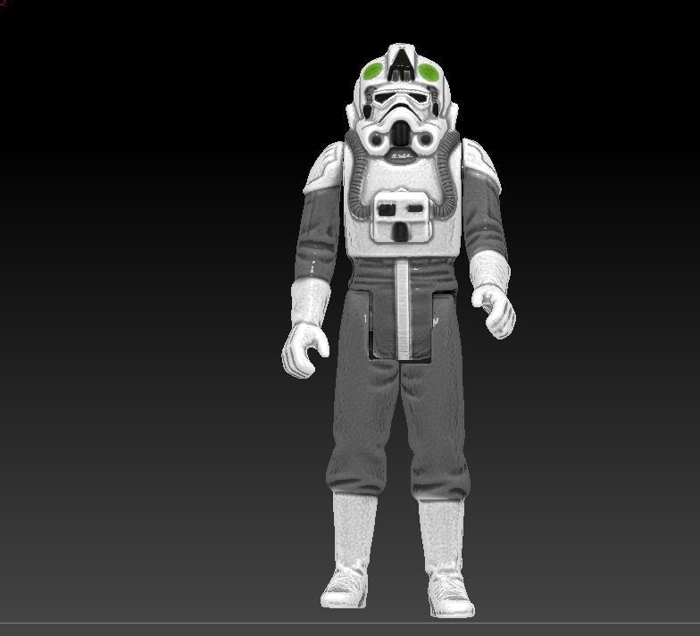 Download STL file Star Wars .stl AT-AT DRIVER .3D action figure .OBJ ...