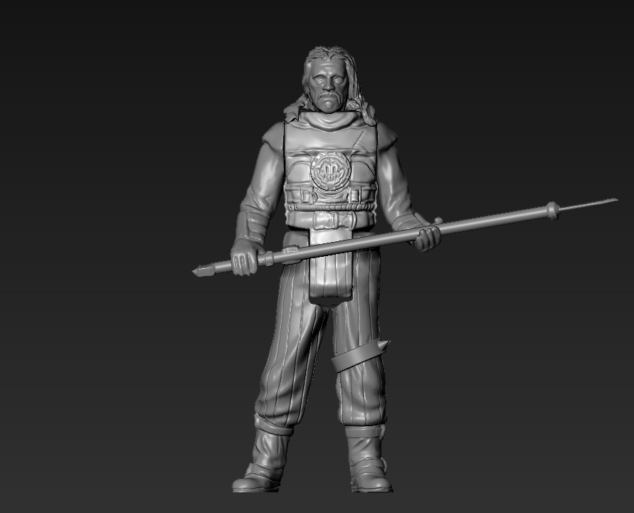 3D file STAR WARS .STL THE BOOK OF BOBA FETT OBJ. Danny Trejo the ...