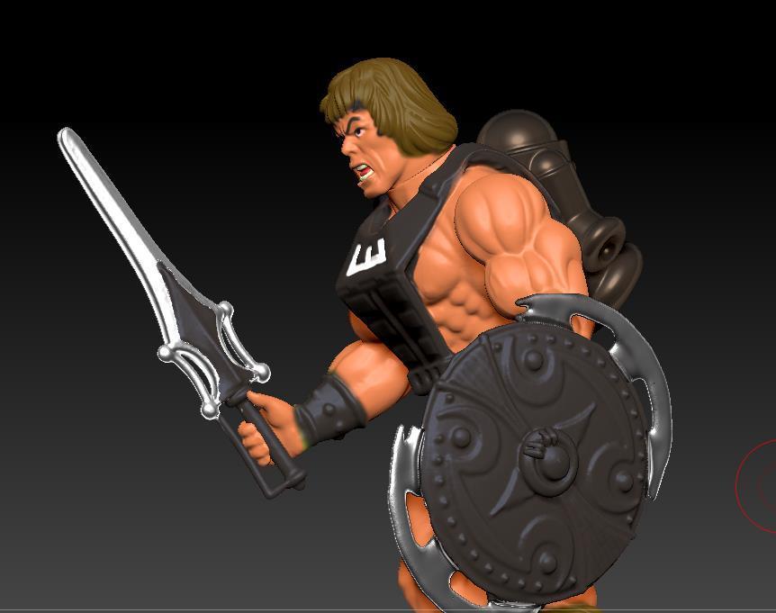 3D file Savage Big-Man Action Figure MOTU Style 👨・Model to download and ...