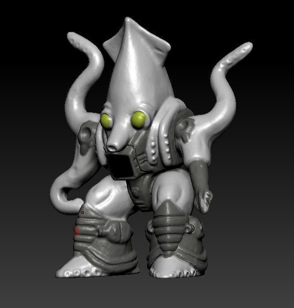3D file Battle Beasts Octopus Action figure 3D STL 🐙・3D printable model ...