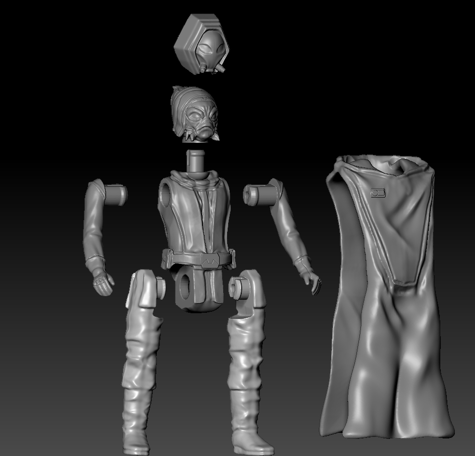 3D file STAR WARS .STL THE BOOK OF BOBA FETT OBJ. PYKE SOLDIER AND ...