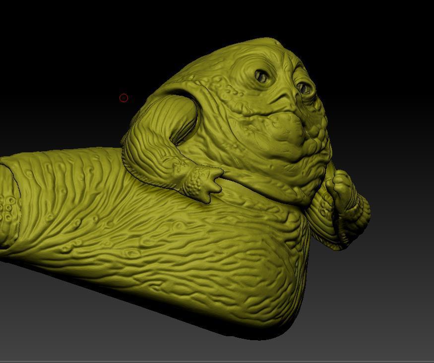 Download STL file STAR WARS .STL JABBA THE HUTT .3D ACTION FIGURE .OBJ ...