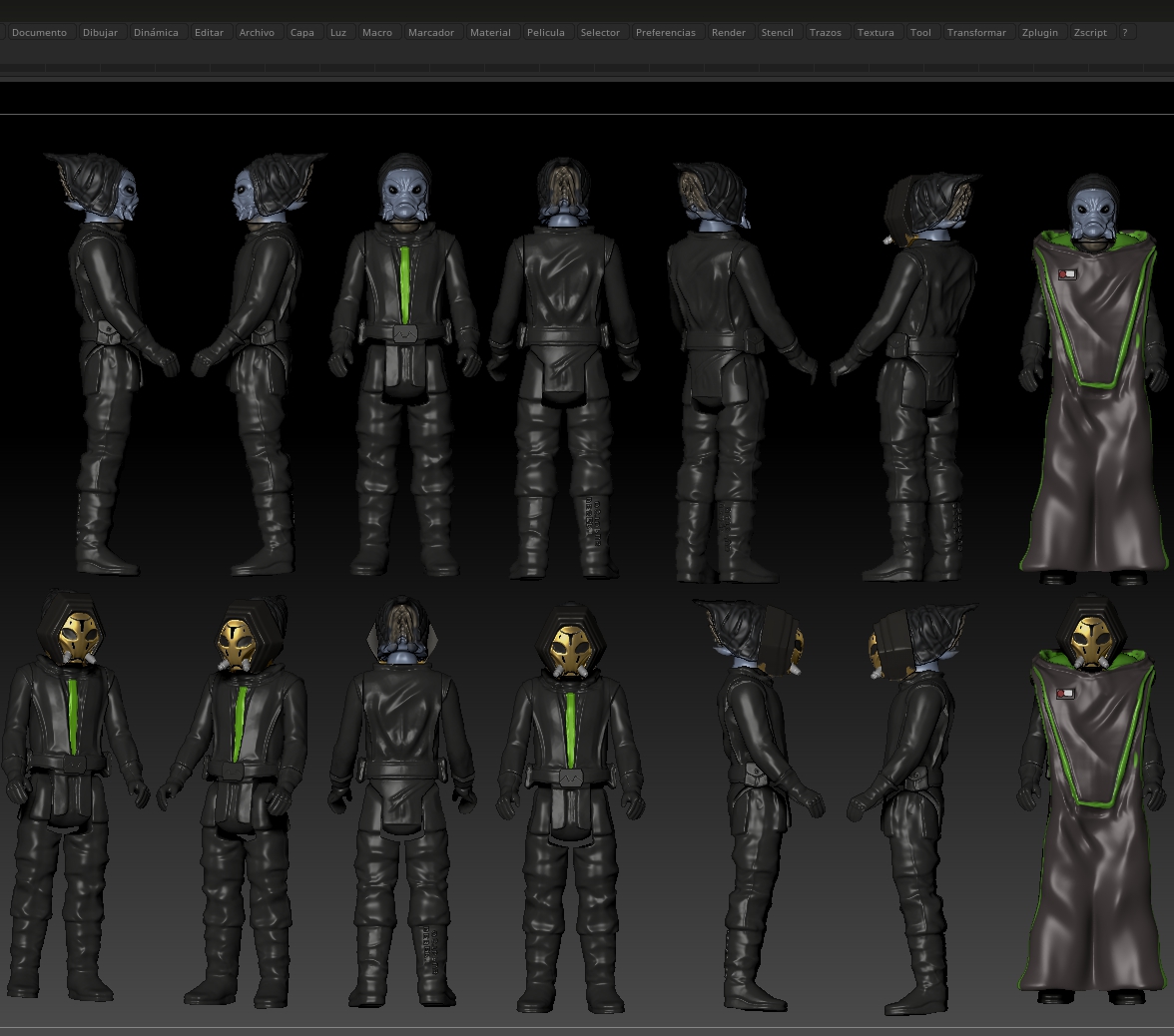 3D file STAR WARS .STL THE BOOK OF BOBA FETT OBJ. PYKE SOLDIER AND ...