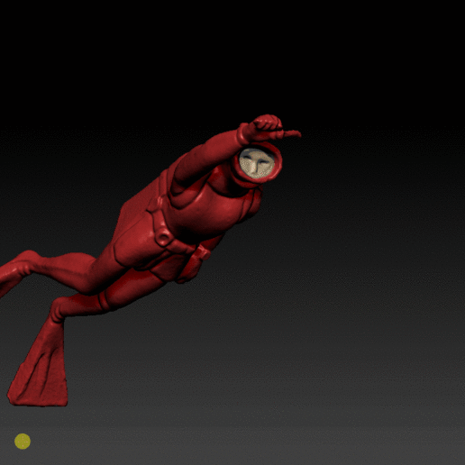 Download 3D printing files Diver Vintage toy ・ Cults