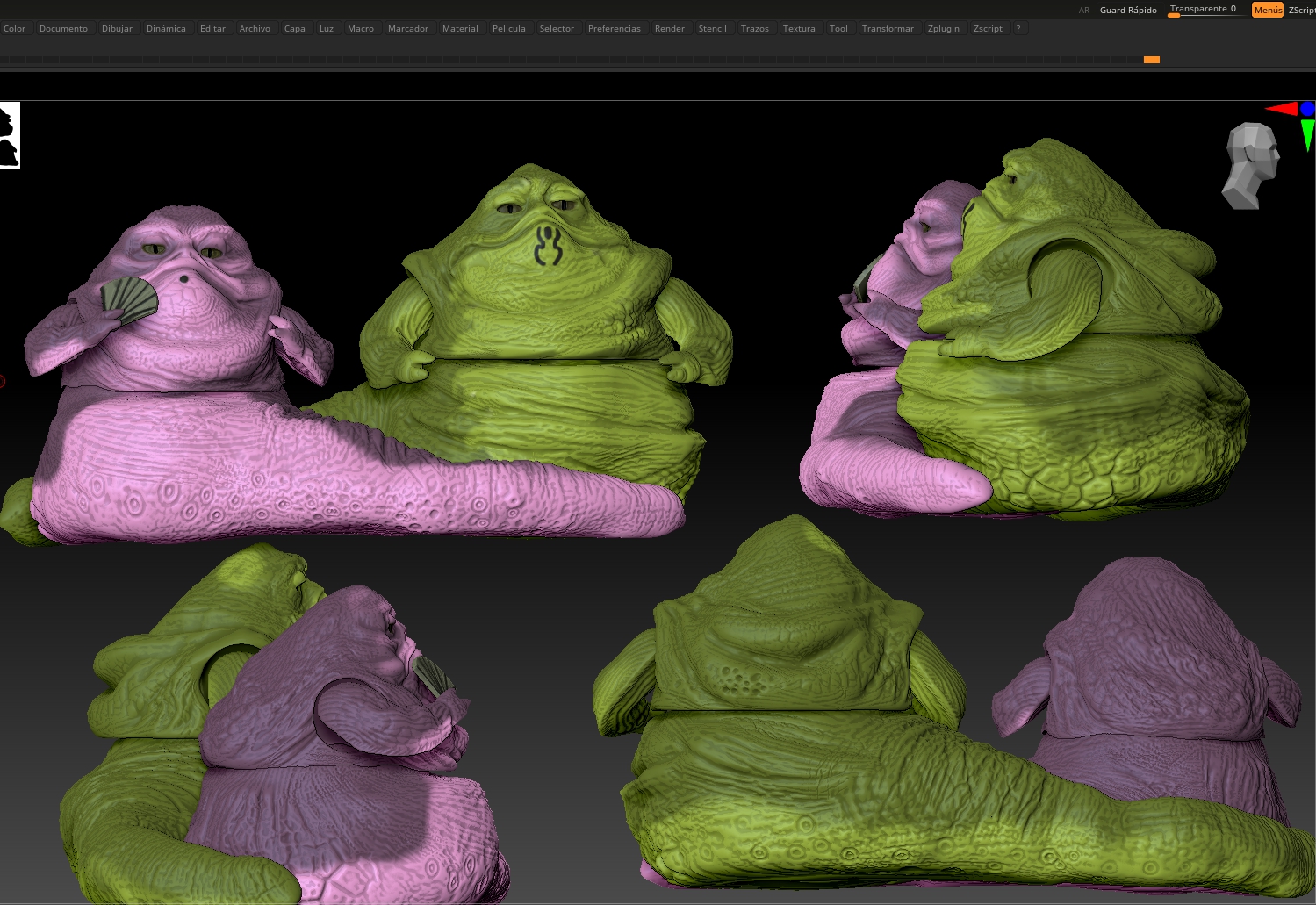 3D file STAR WARS .STL THE BOOK OF BOBA FETT OBJ. The Hutt Twins 3D ...