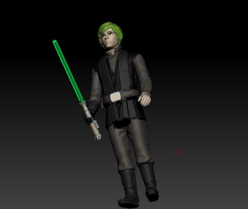 Luke Skywalker Clone Wars Style