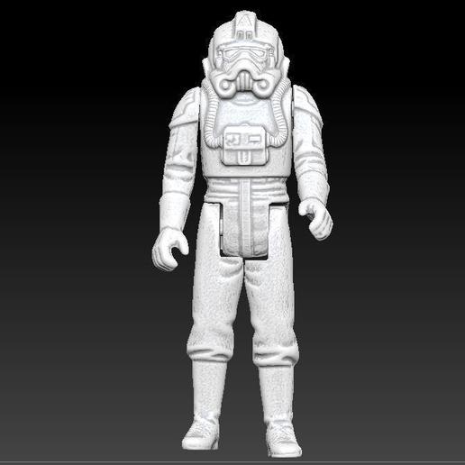 Download STL file Star Wars .stl AT-AT DRIVER .3D action figure .OBJ ...