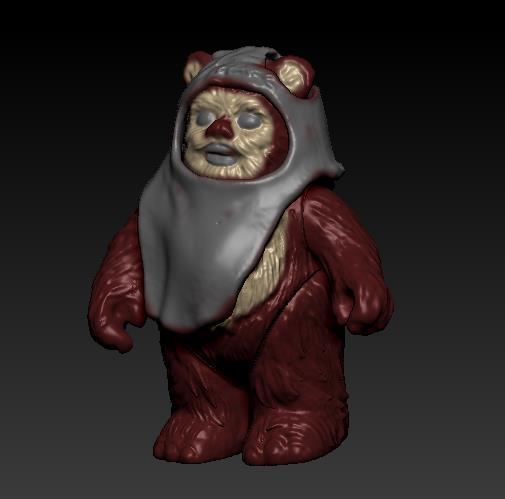 3D file STAR WARS .STL Ewok .3D ACTION FIGURE .OBJ KENNER STYLE. ⭐・3D ...