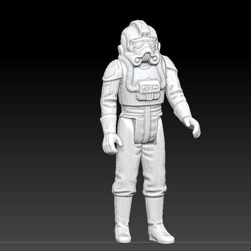 Download STL file Star Wars .stl AT-AT DRIVER .3D action figure .OBJ ...