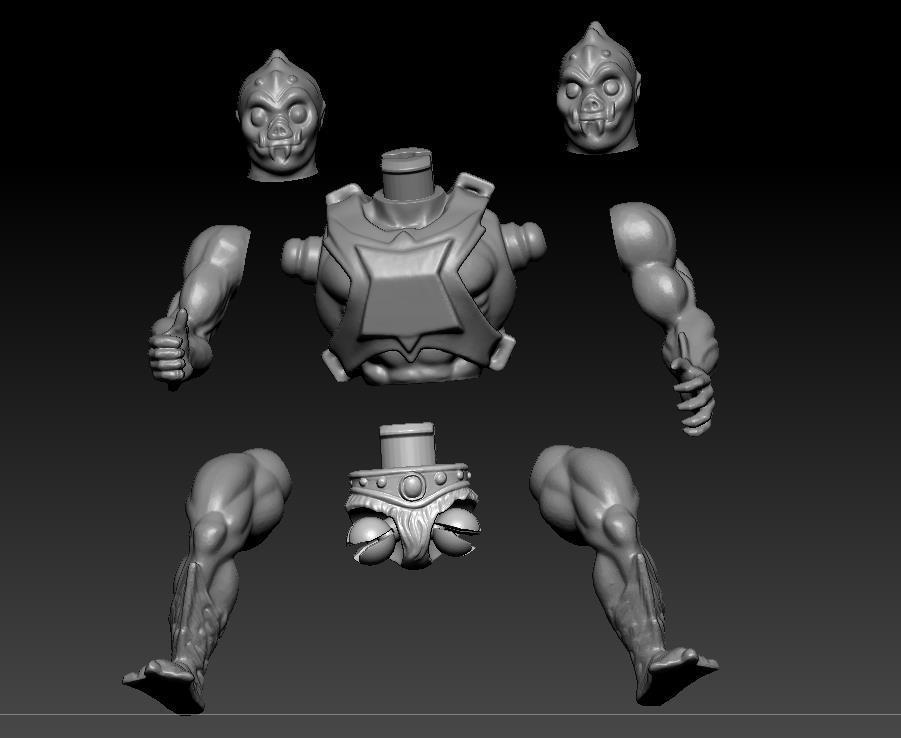 Archivo 3D Motu stile action figure 🗡️・Plan imprimible en 3D para ...