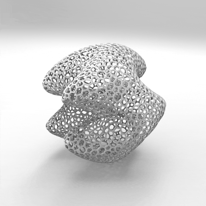 STL file voronoi sculpture voronoi art sculpture・3D printing model to ...