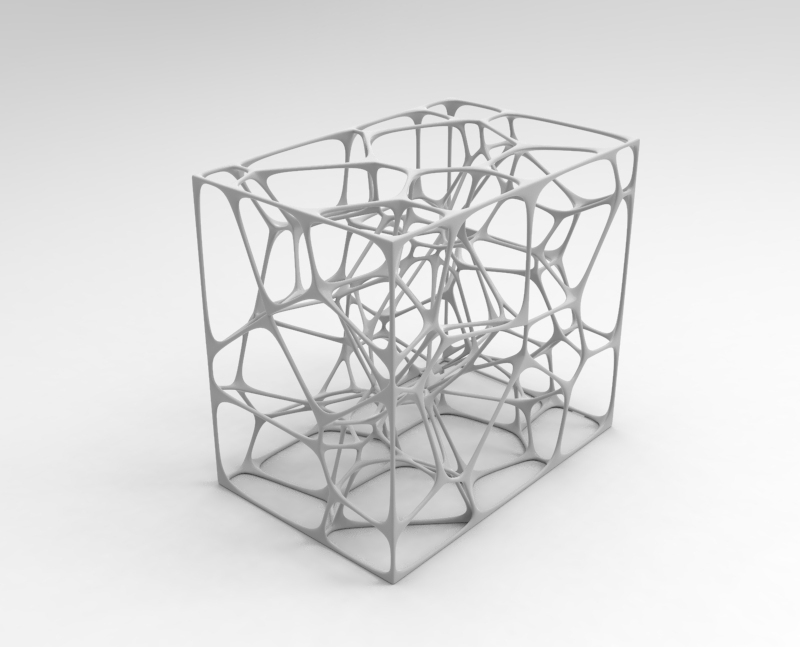 Файл STL parametric voronoi cube 🗿・Модель 3D-принтера для загрузки・Cults