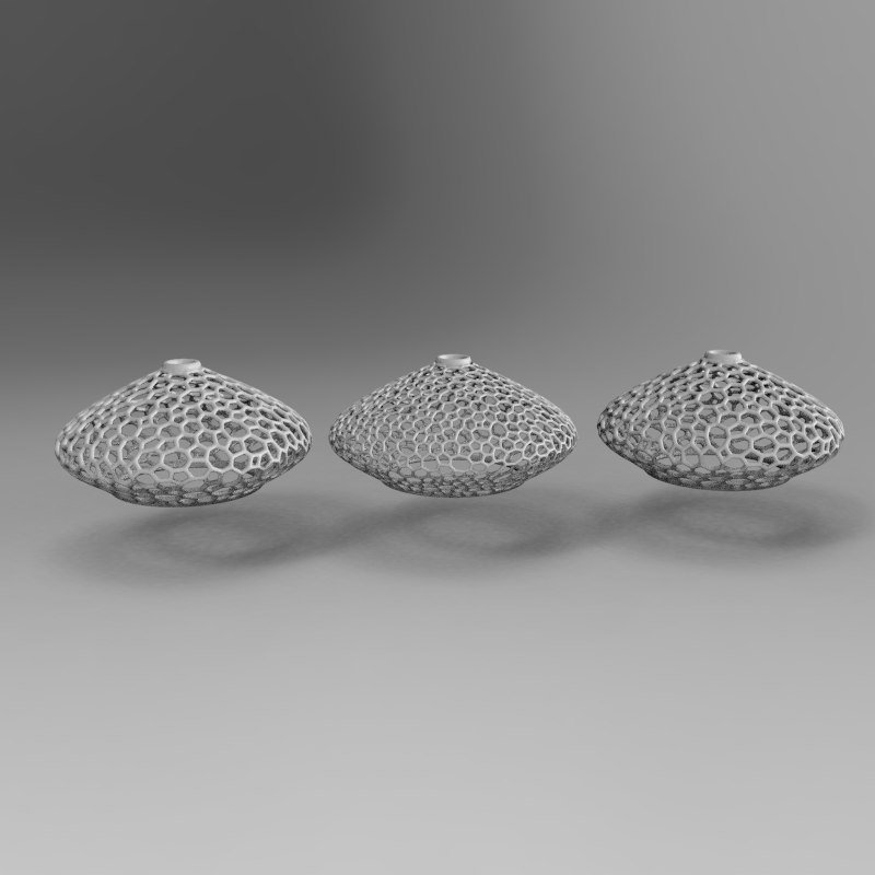 Stl File Lamps Collection Voronoi 9 Lamp・3d Print Model To Download・cults
