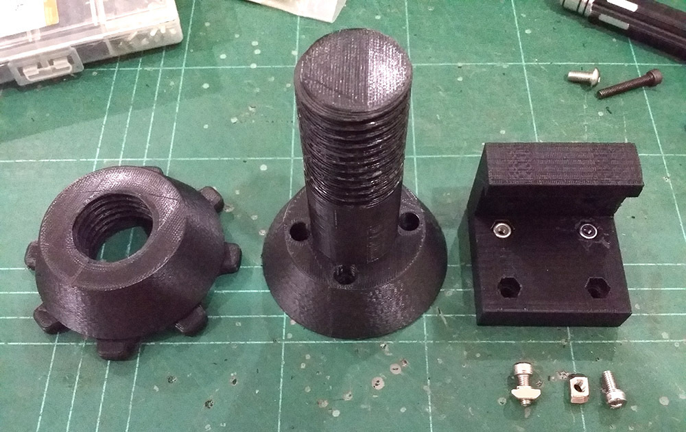 Download free STL file Creality CR-10 Spool Holder Top Mount & Upright ...