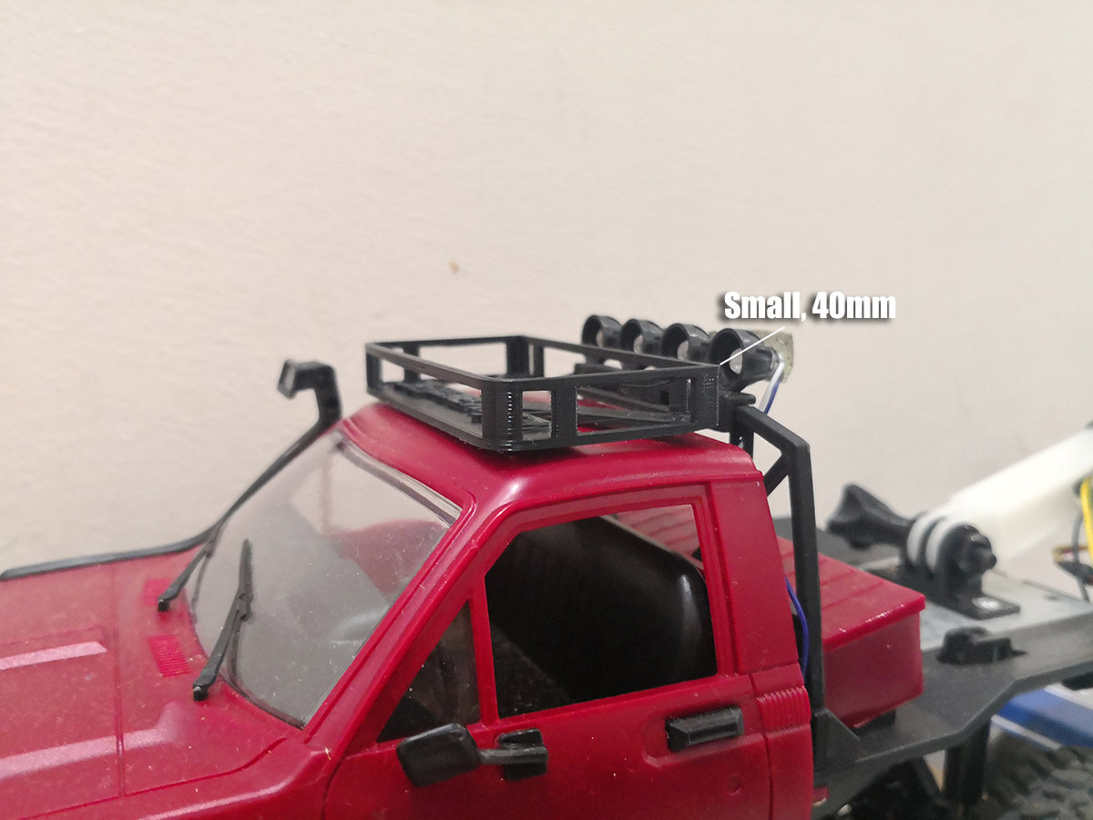 Free STL file WPL C14 Roof Rack C-14 (40mm & 50mm)・Model to download ...