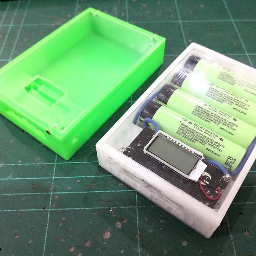 Download free 3D print files 18650 Powerbank Case Box DIY ・ Cults