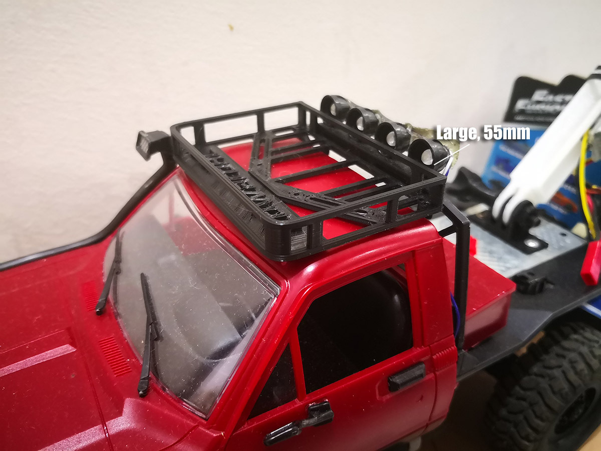 Free STL file WPL C14 Roof Rack C-14 (40mm & 50mm)・Model to download ...