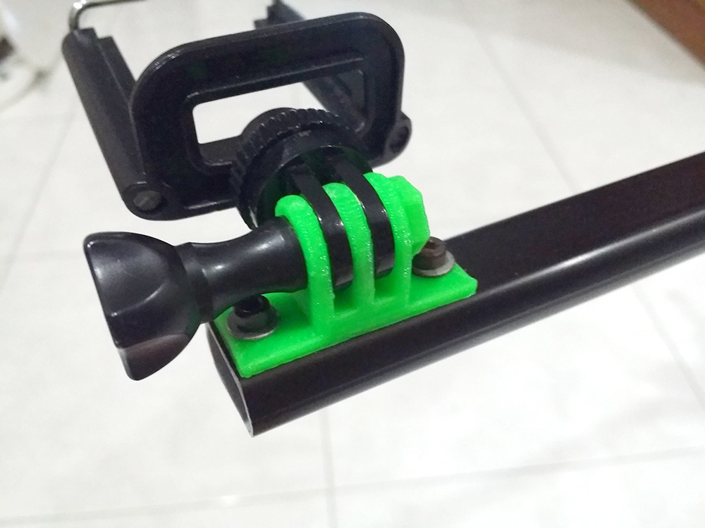 Free STL file Gopro Alu Bar Mount・3D printing model to download・Cults