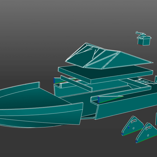 Download free STL file 3D Printed RC Brushless Speed Boat • 3D printer ...