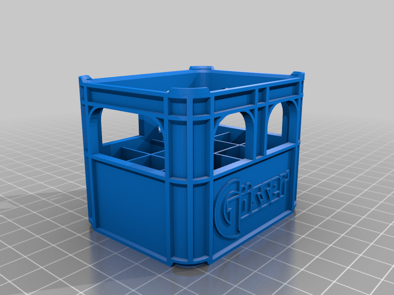 Free 3D file Battery Beer Crate Gösser 🔋・3D printer design to download ...