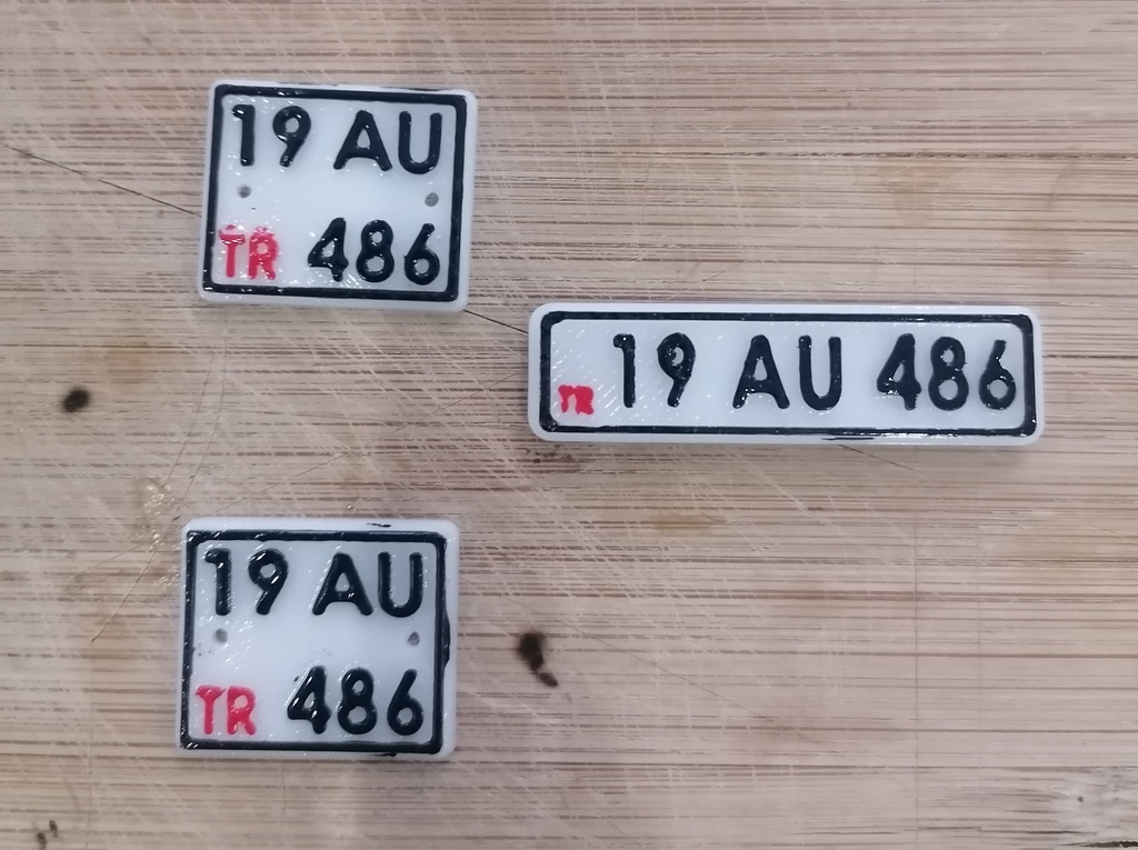 Free 3D file Open Rc Tractor plate square and long・Object to download ...
