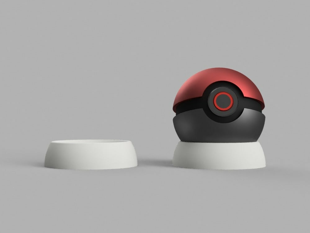 Free STL file Pokéball Base・3D printing template to download・Cults