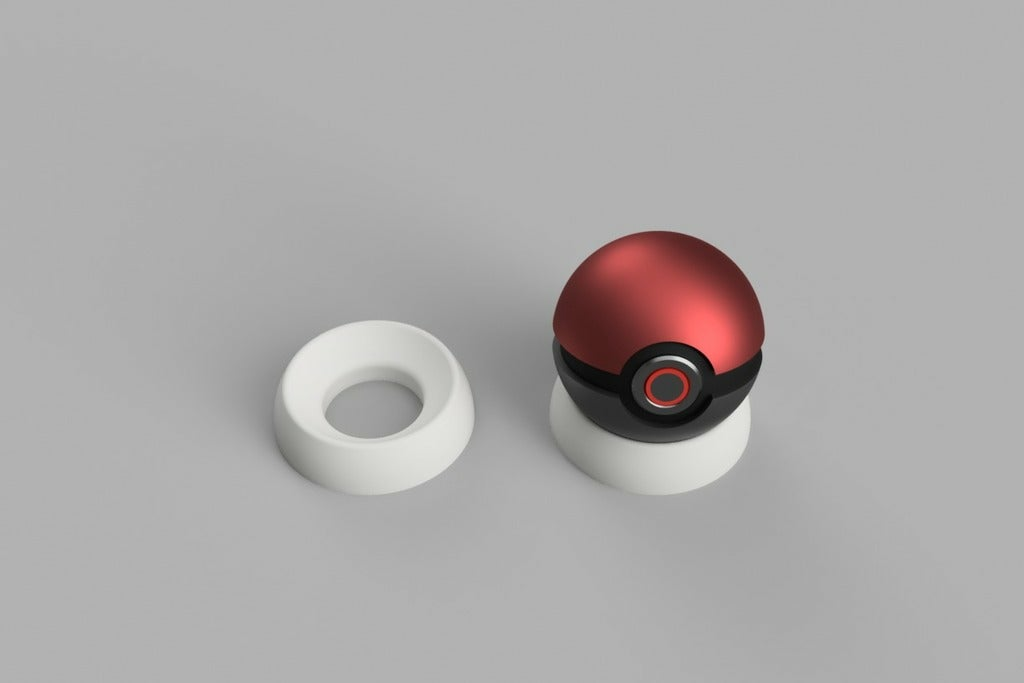 Free STL file Pokéball Base・3D printing template to download・Cults