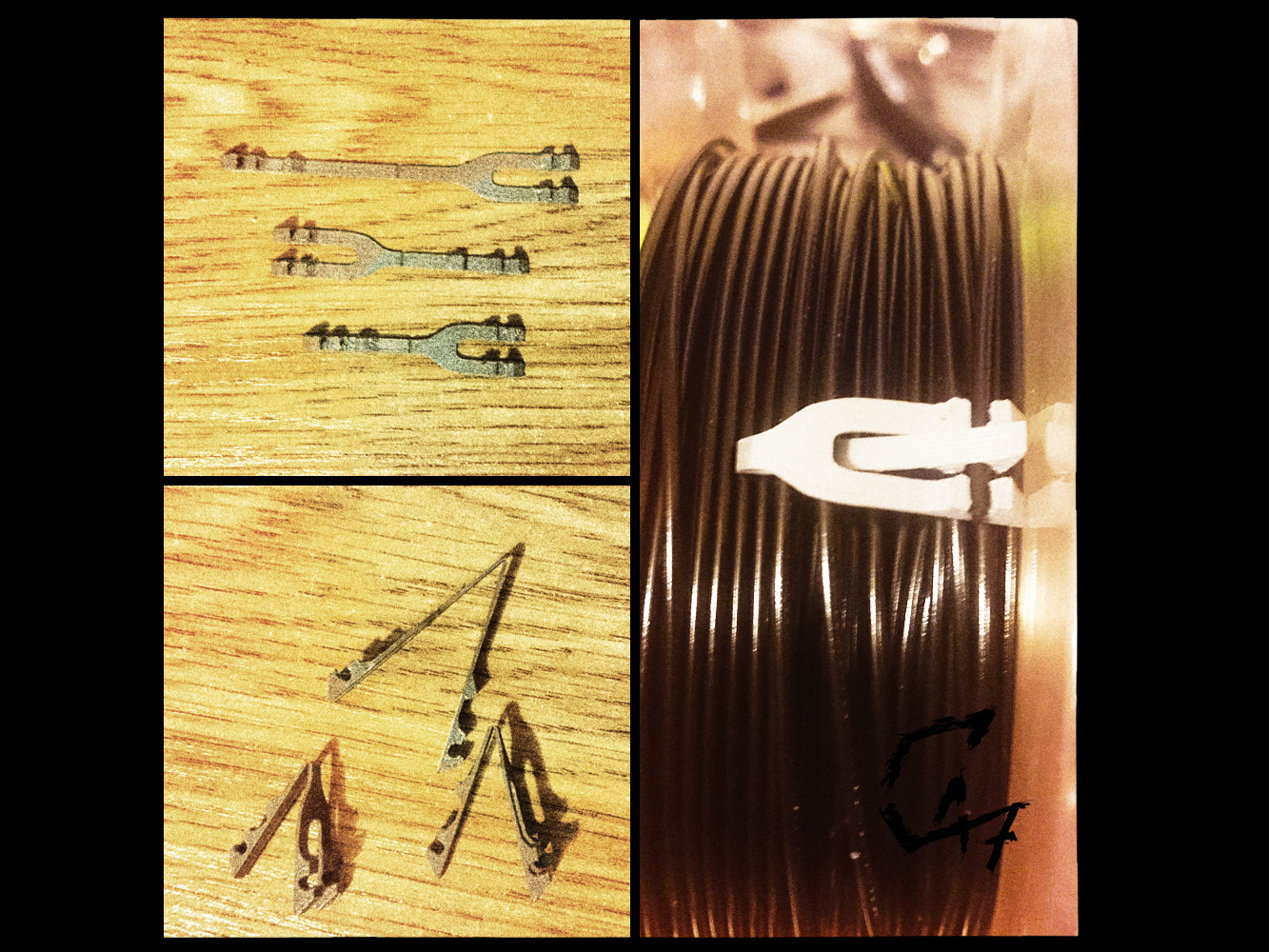 Download free STL file Flat Filament Clip • 3D printable model ・ Cults