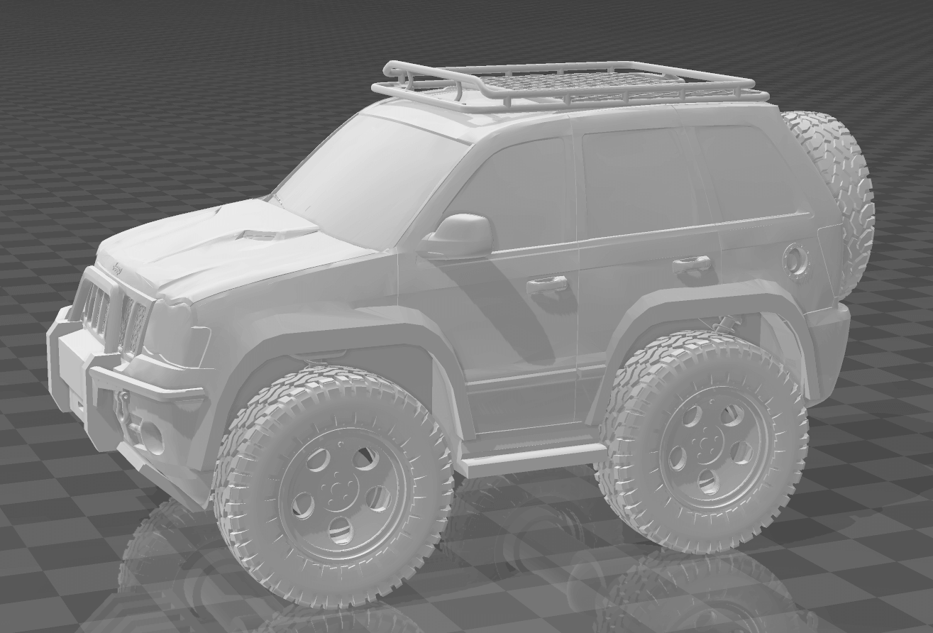 Free STL file JEEP Grand Cherokee WK・3D printer design to download・Cults