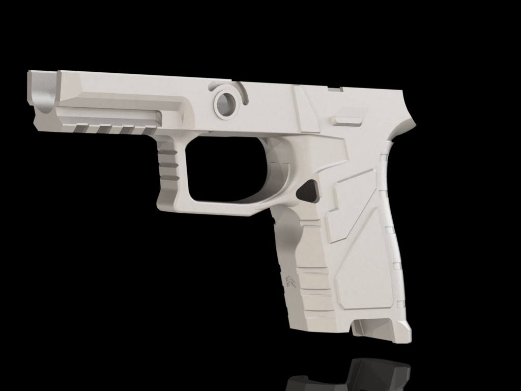 Fichier STL Sig Sauer P320-250 Châssis inférieur・Objet imprimable en 3D ...