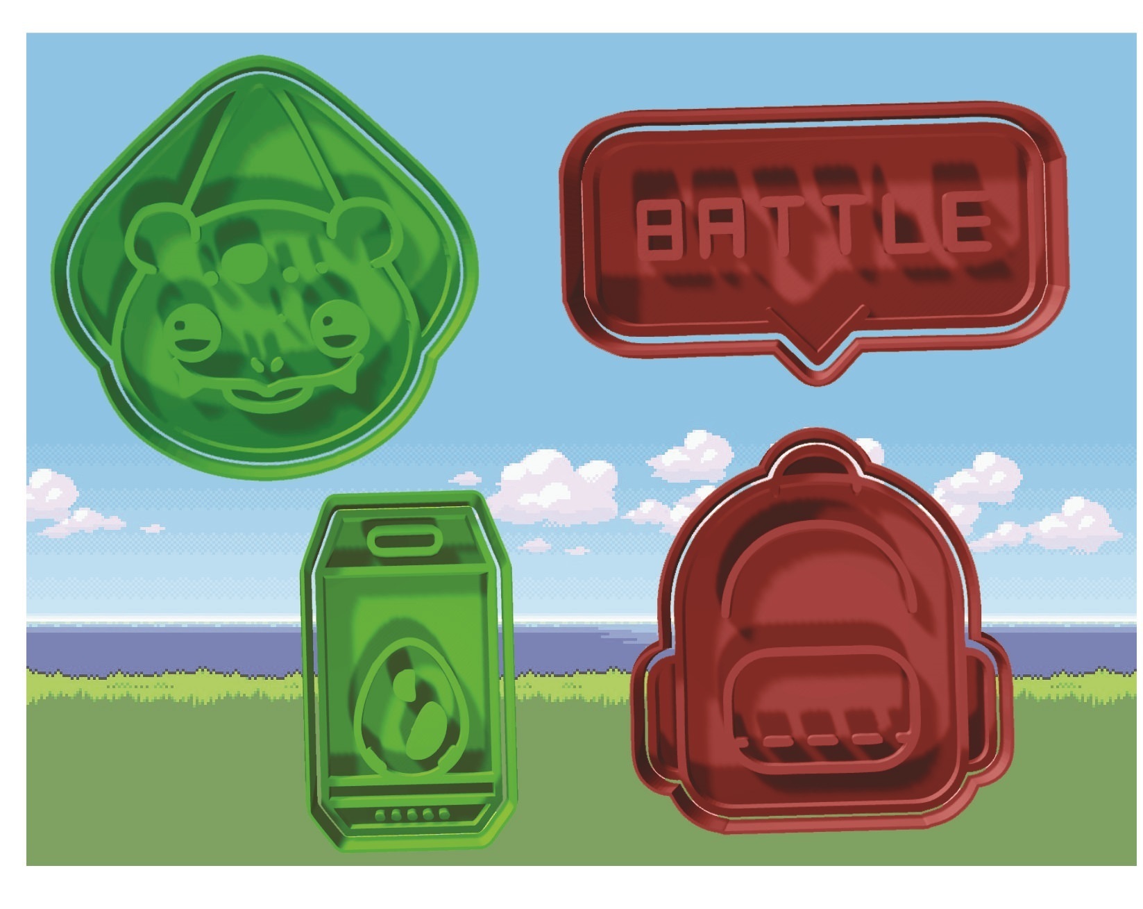 3D file Super Pack of 45 Pokemon cutters・Model to download and 3D print ...