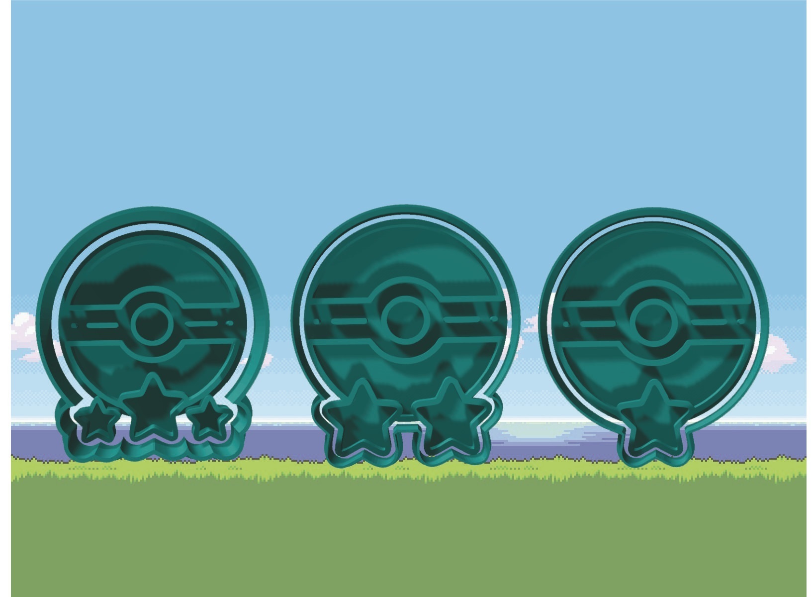 3D file Super Pack of 45 Pokemon cutters・Model to download and 3D print ...