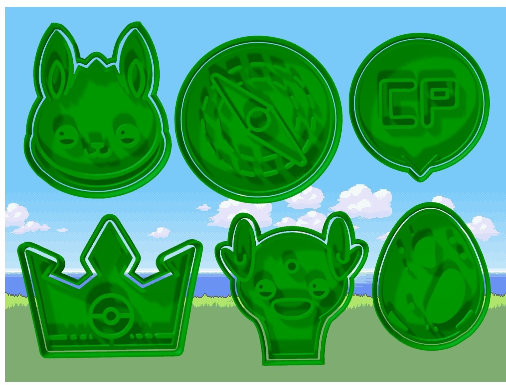 3D file Super Pack of 45 Pokemon cutters・Model to download and 3D print ...