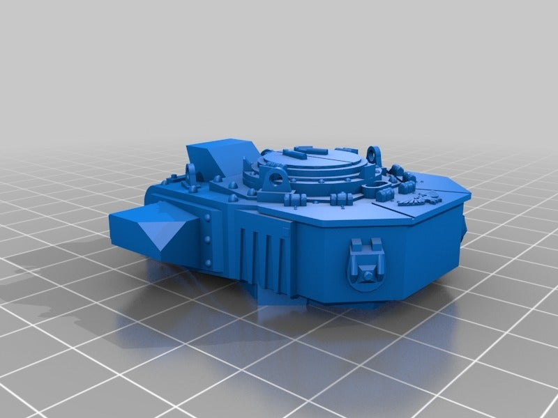 Download free STL file Lemon Rust Sci-Fi Tank Turret • 3D printer ...