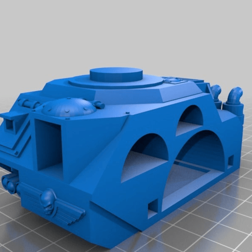 Download free STL file Demon Rust Alien Hybrid Tank • Template to 3D ...